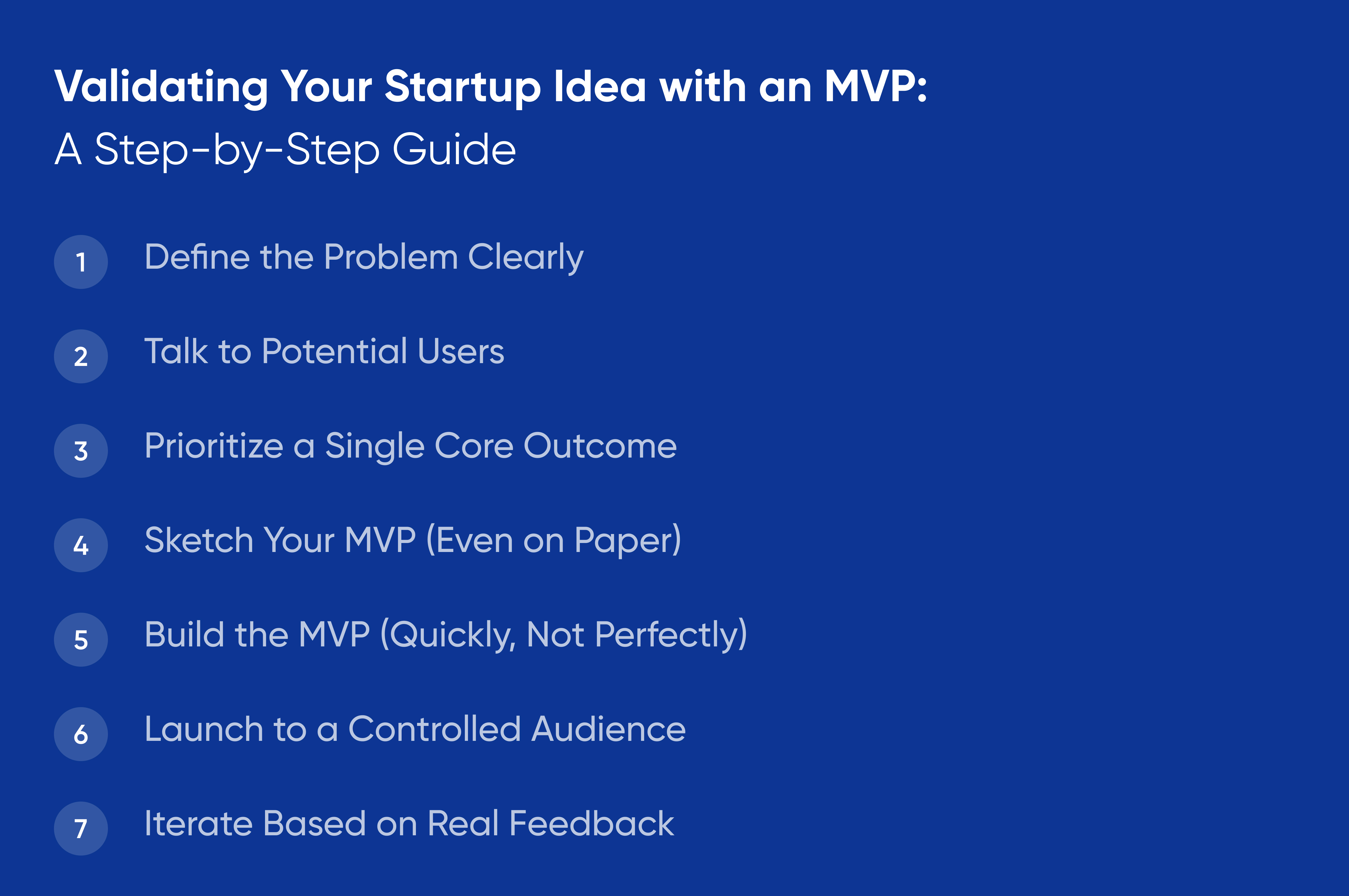 Validating Your Startup Idea with an MVP: A Step-by-Step Guide